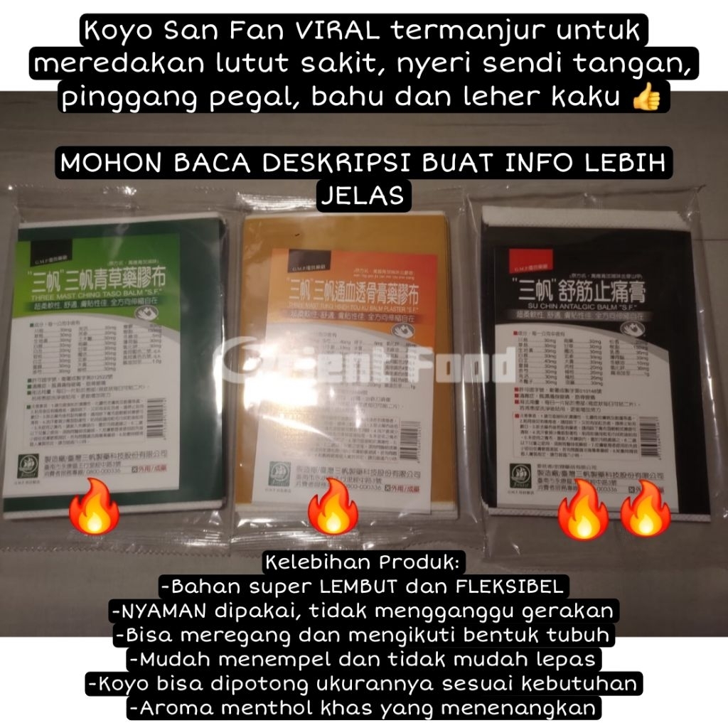 Jual [READY STOCK] Koyo SAN FAN OREN / HIJAU / HITAM / PUTIH 100% ...