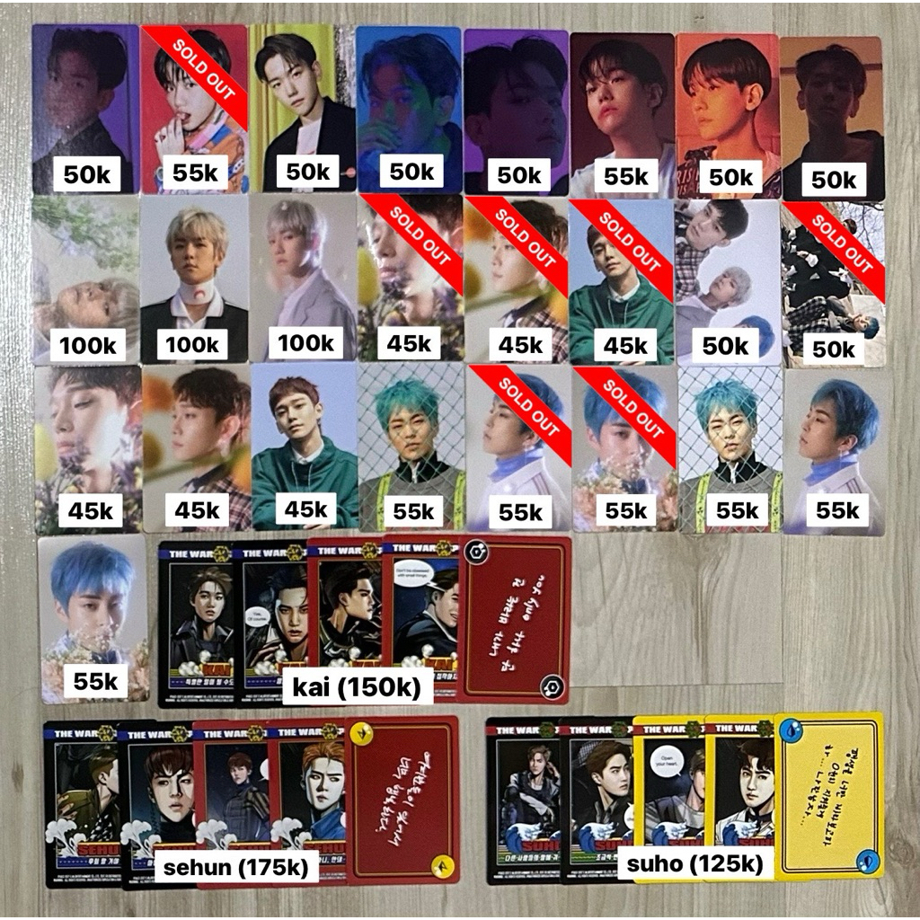 Jual exo photocard (baca deskripsi) | Shopee Indonesia