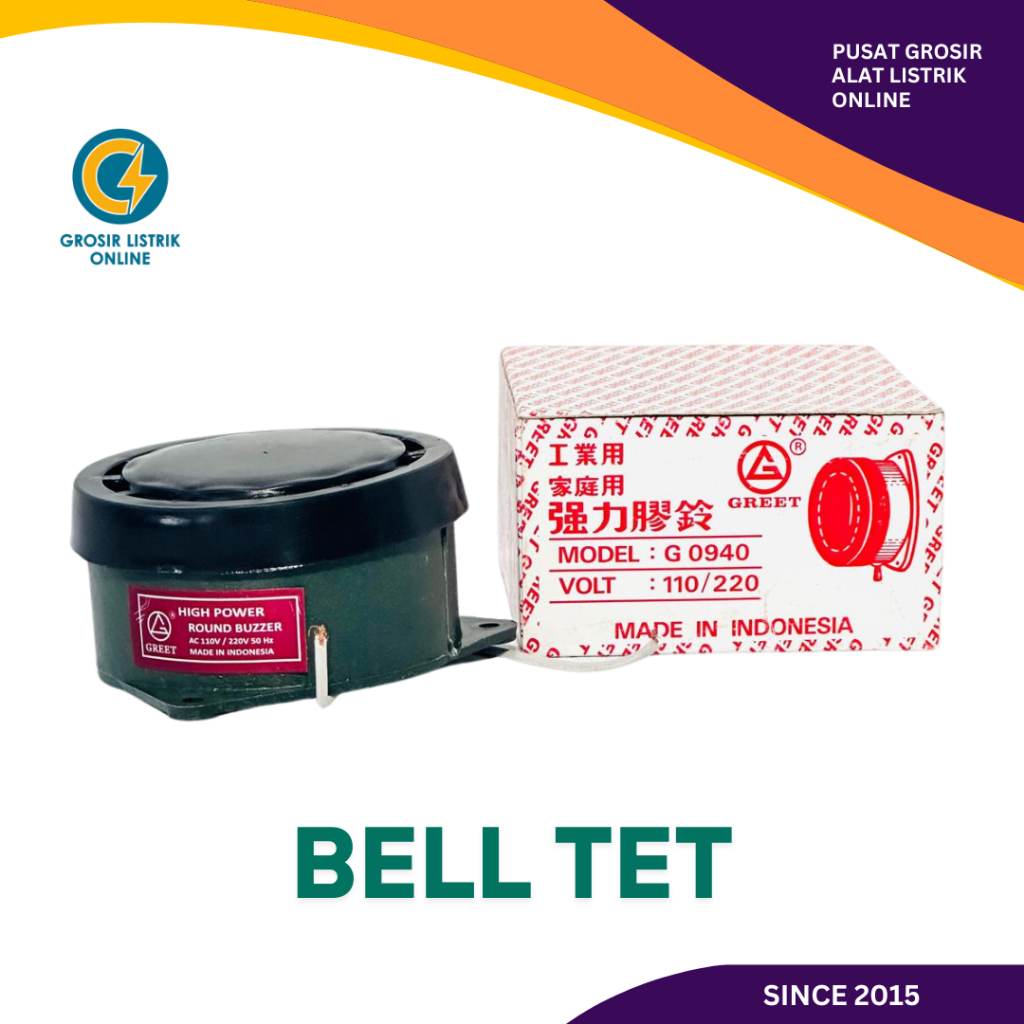 Jual BELL LISTRIK TEET BEL TET SEKOLAH BUZZER AC 220V | Shopee Indonesia