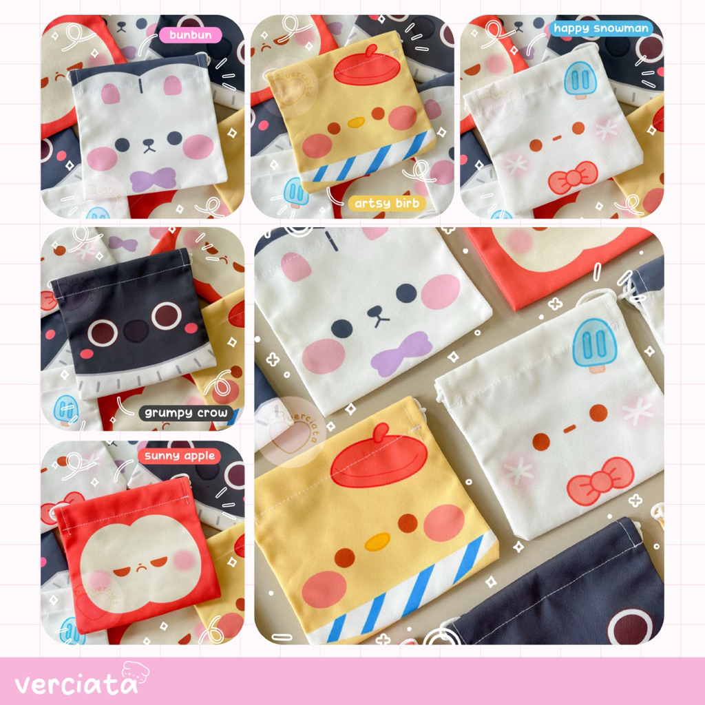 Jual Pouch Love and Deepspace - Xavier Bunbun / Rafayel Birb / Zayne ...