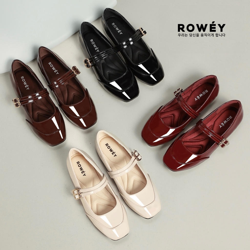 Jual Rowey Sepatu Flat Shoes Wanita Korea Mewah Delima | Shopee Indonesia