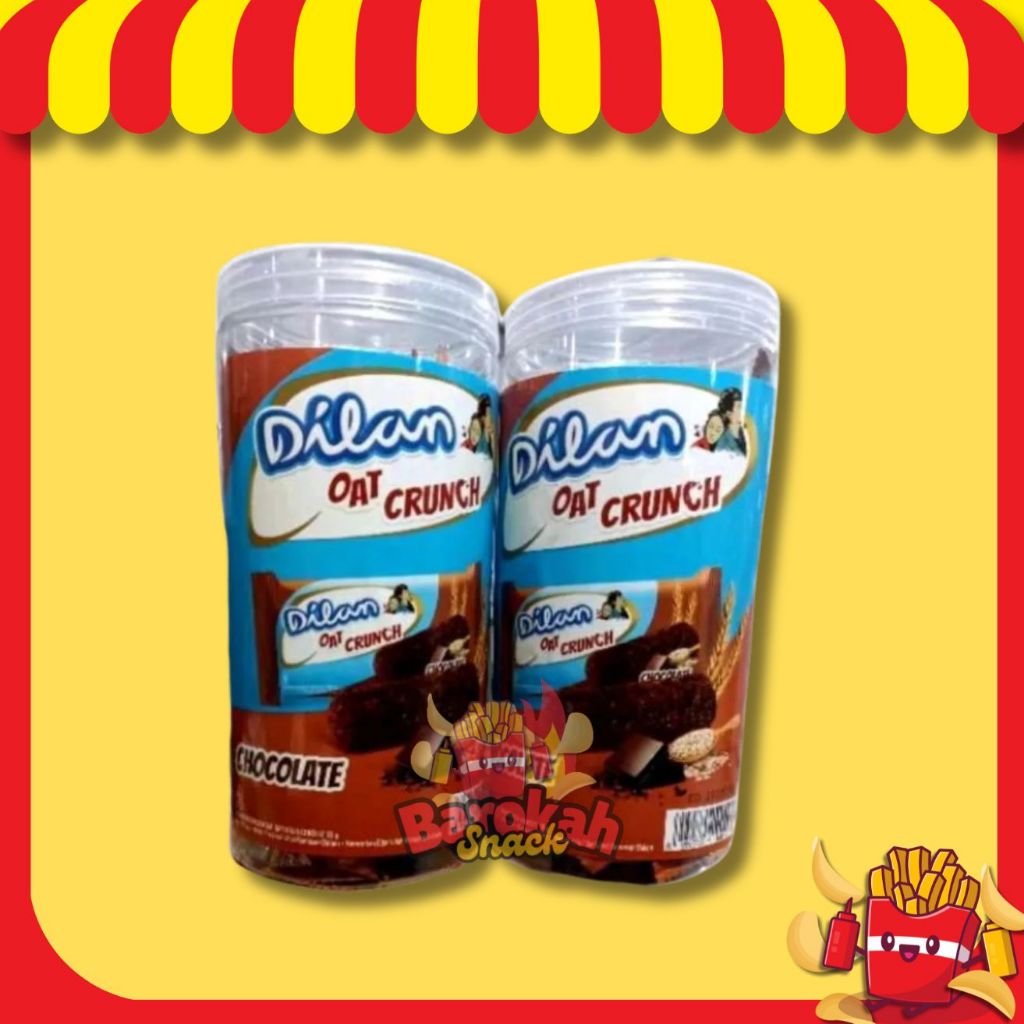Jual DILAN OAT CRUNCHY / Jajan viral / Jajan Lebaran / Snack Jadul ...