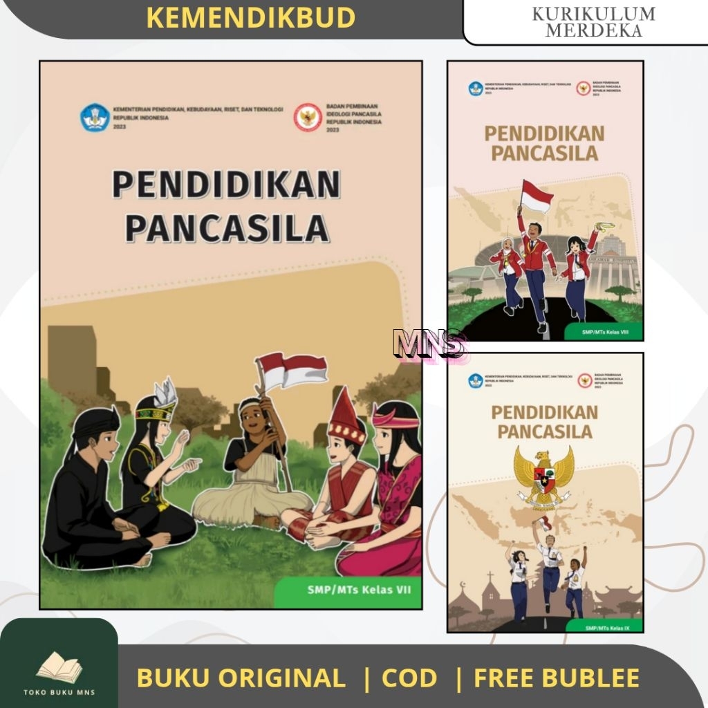 Jual Buku Siswa Pendidikan Pancasila SMP/ MTs Kelas 7 8 9 Kurikulum Merdeka Diknas | Shopee ...