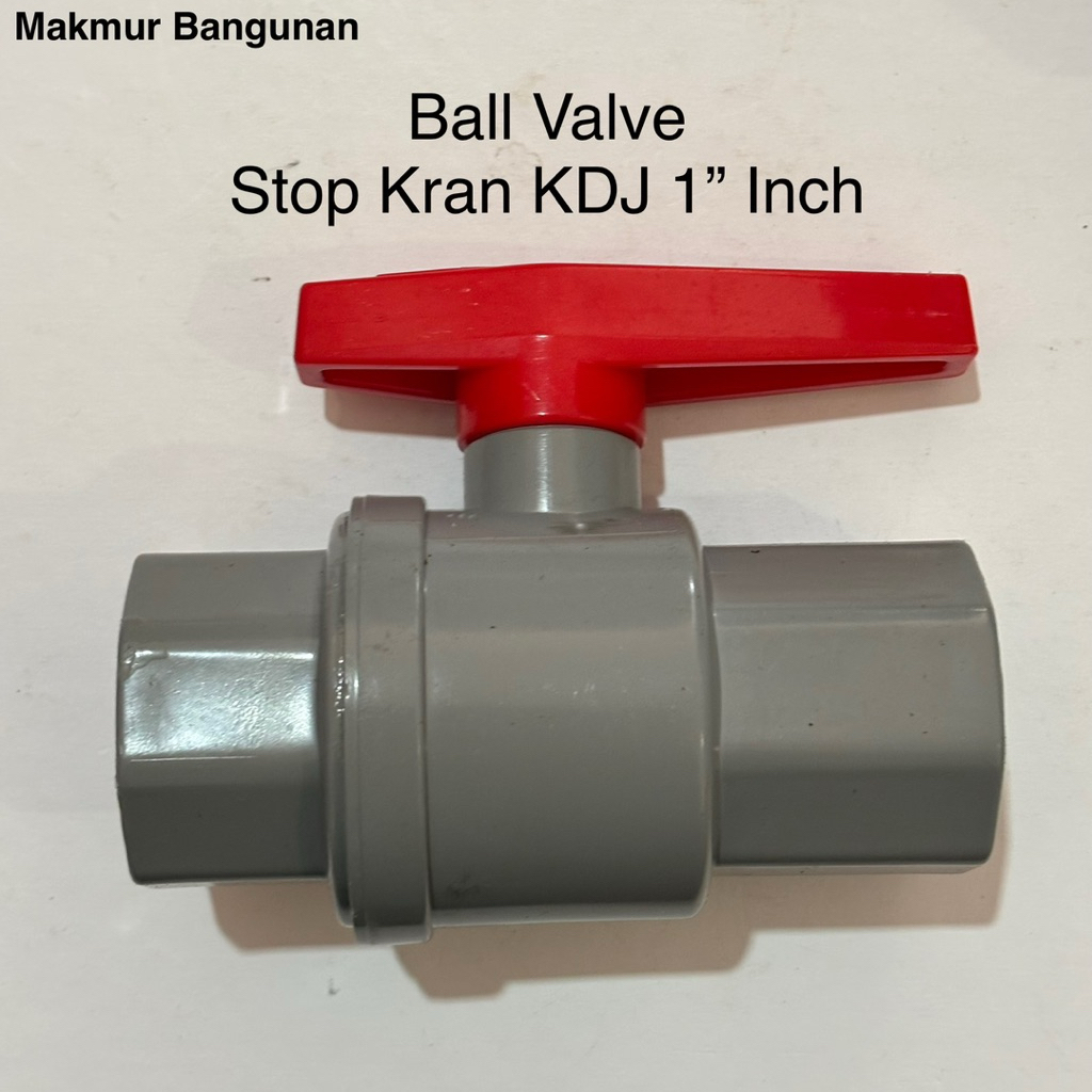 Jual Stop Kran PVC KDJ 1” Inch | Ball Valve Stopkran King Da Jeng ...