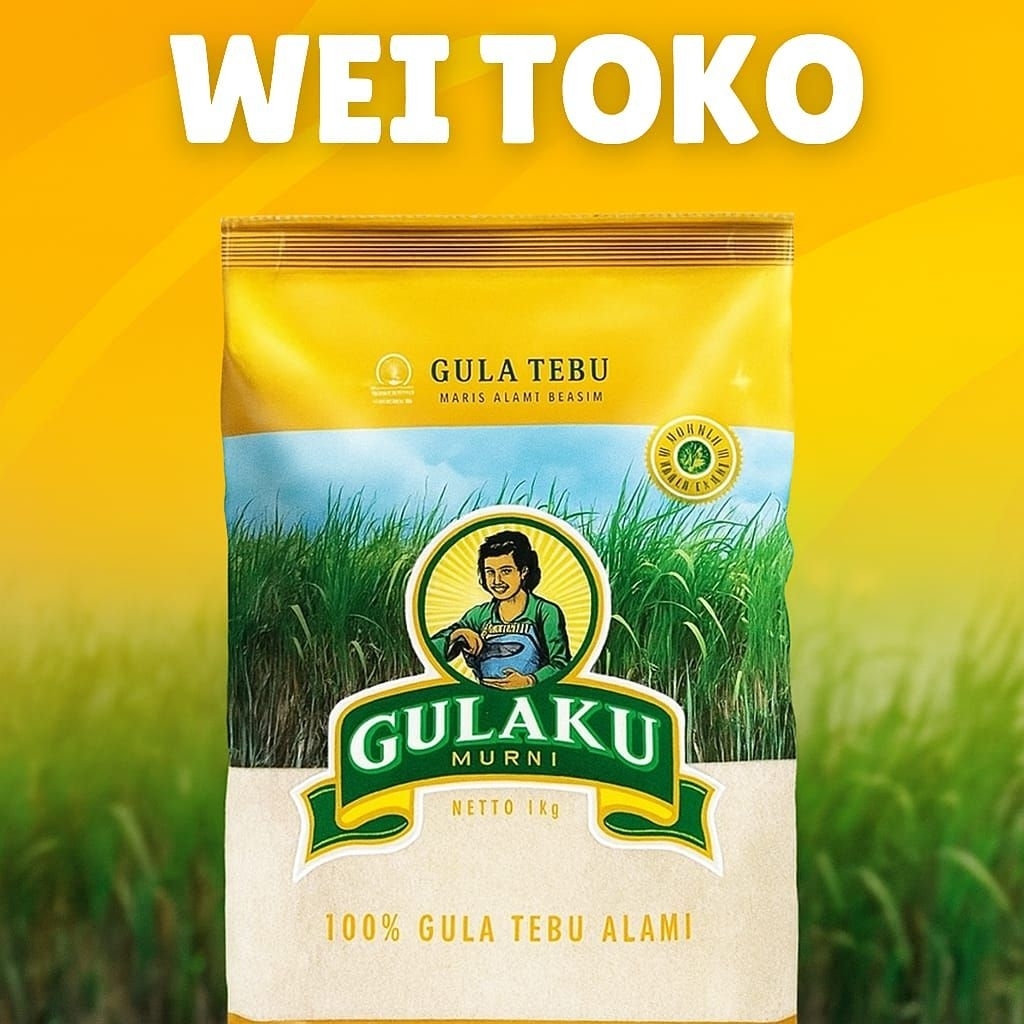Jual GULAKU 1 KG - GULA PASIR PACKING KUNING | Shopee Indonesia