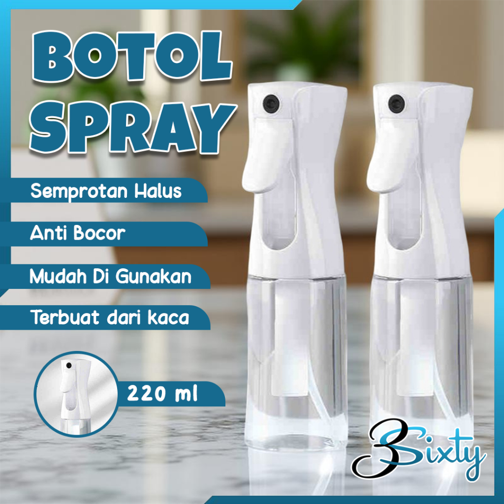 Jual Botol Kaca Spray Minyak 220 ml Botol Semprotan 2 in 1 Minyak Bumbu ...
