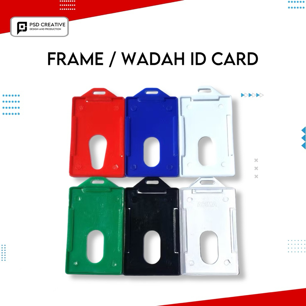 Jual Id Card plastik wadah /frame tebal | Shopee Indonesia