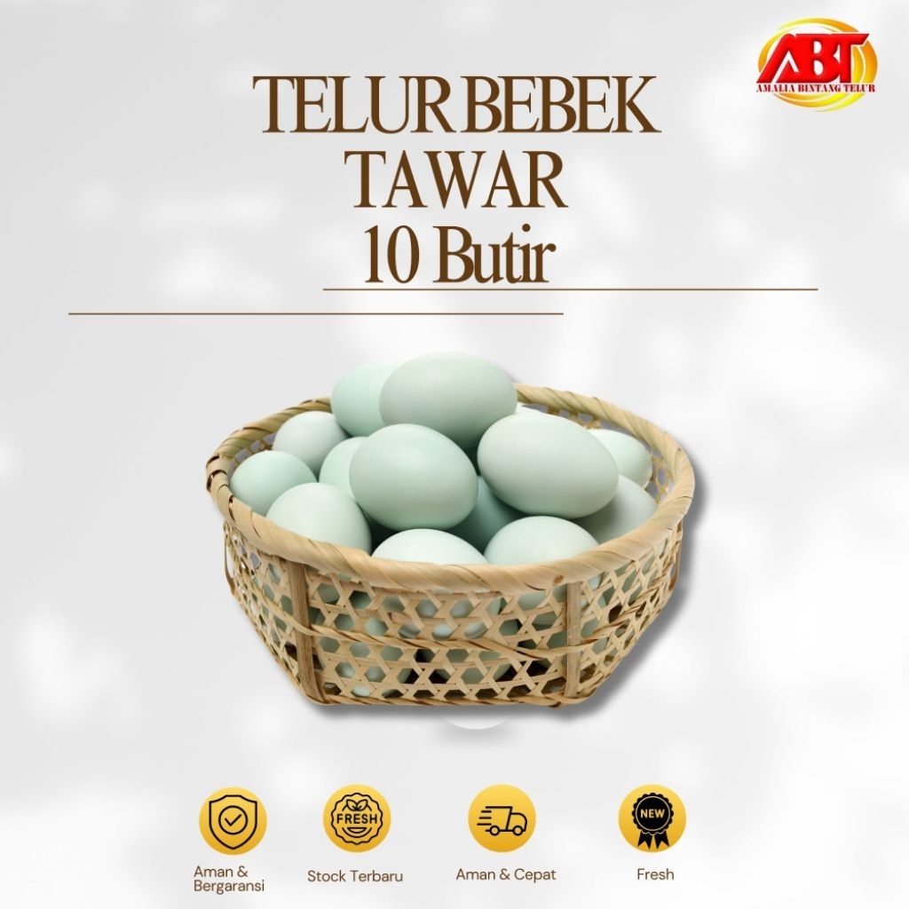 Jual ABT - Telur Bebek Amalia Telur Premium Garansi Segar - isi 10 ...