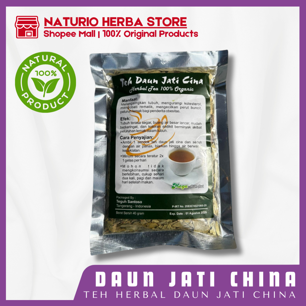 Jual Teh Curah Daun Jati Asli China Hikmah Chinese Tea Untuk BAB Lancar ...
