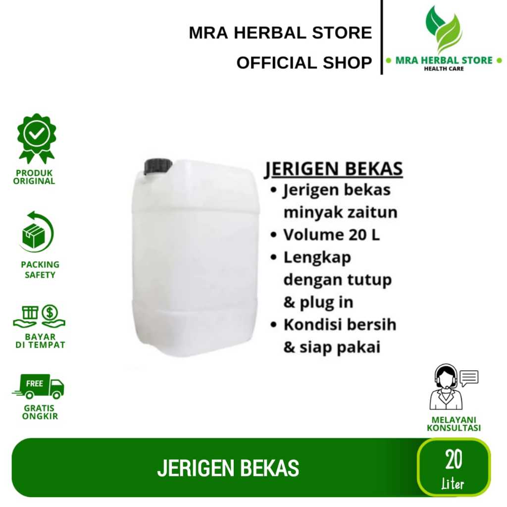 Jual Jerigen Bekas 20 Liter | Lengkap Dengan Tutup & Plug In | Jerigen ...