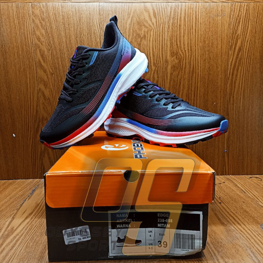 Jual Sepatu PHOENIX EDGE (Hitam) 100% ORIGINAL!!! | Shopee Indonesia