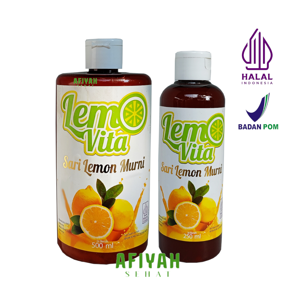 Jual LEMOVITA Sari Jus Air Lemon Murni 500 ml & 250 ml Pure Minuman ...