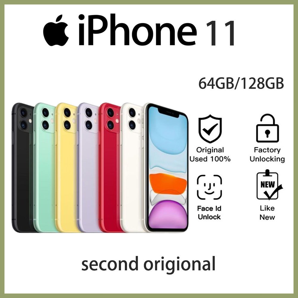Jual APPLE iPhone 11 128GB | 64GB IP11 100% Original Mulus Bergarasi ...
