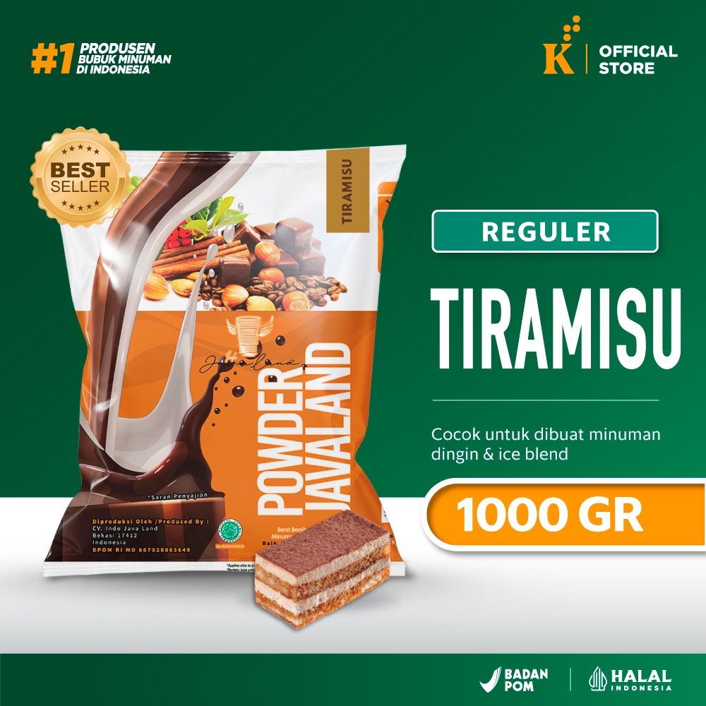 Jual Bubuk Minuman Powder Tiramisu Javaland 1 kg | Shopee Indonesia