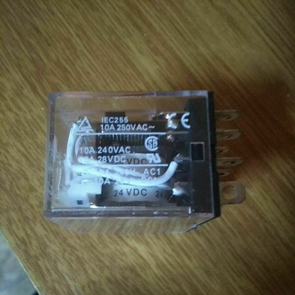 Jual relay iec255 10a 250vac relay 14pin 24vdc | Shopee Indonesia