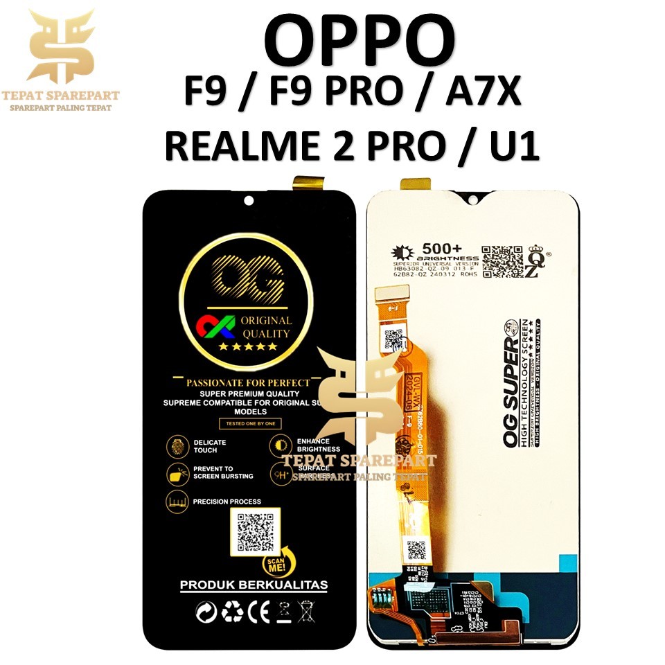 Jual LCD TOUCHSCREEN OP F9 / F9 PRO / REAL 2 PRO / UI / A7X ORIGINAL ...