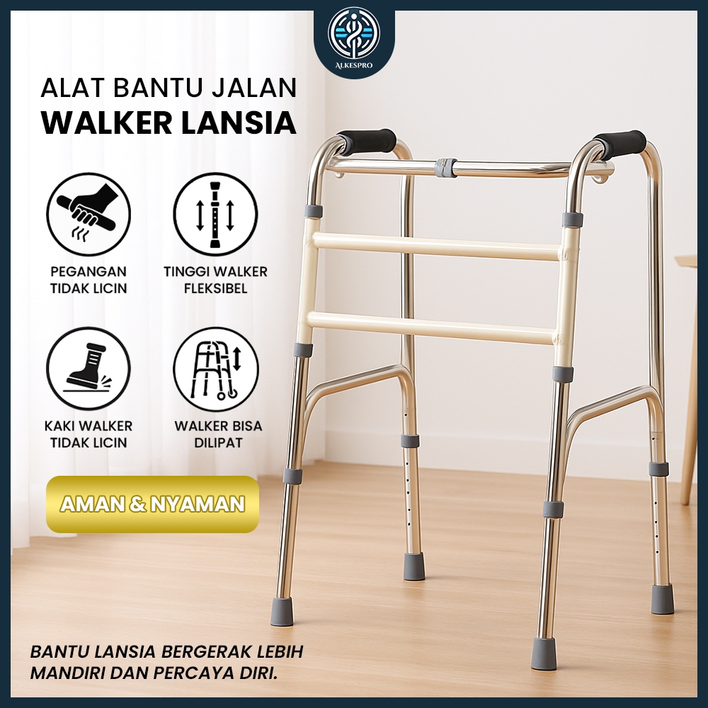 Jual ALKESPRO Walker Alat Bantu Jalan Lansia Manula | Shopee Indonesia