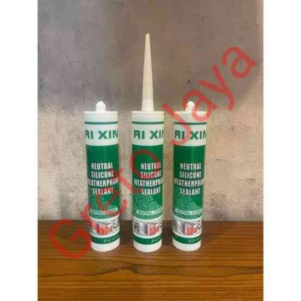Jual RI XIN Lem Silikon Netral Non Asam Acid Kaca Sealant Silicon ...
