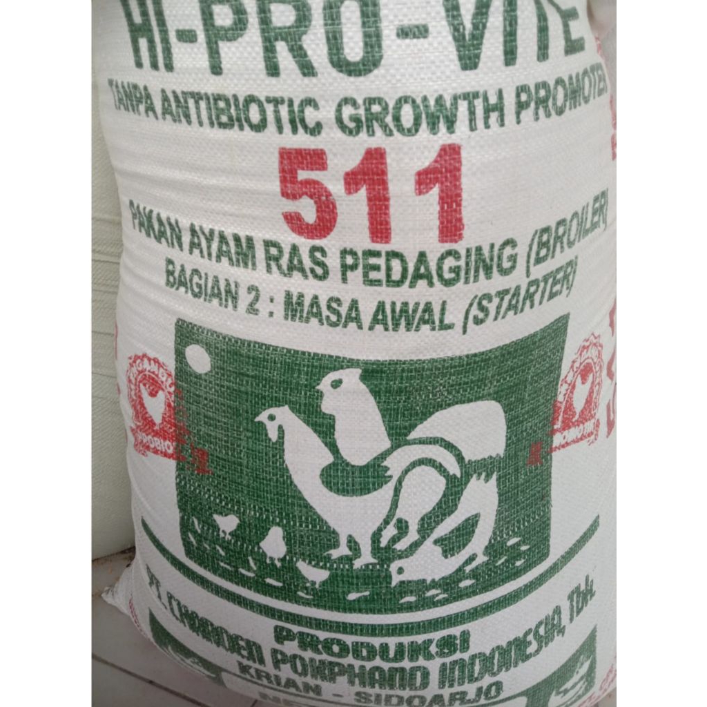 Jual pur ayam 511 pakan ayam mulai 0hari harga per 1kg | Shopee Indonesia