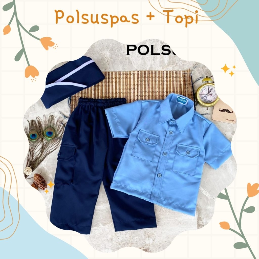 Jual Kostum Polsuspas seragam polisi kostum anak laki laki kostum ...