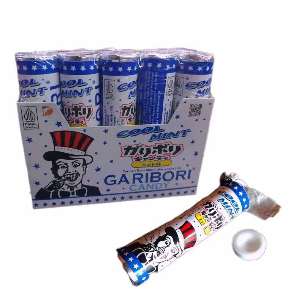 Jual Permen Garibori Cool Mint Candy Dolpin 10 Batang Sebox Camilan ...