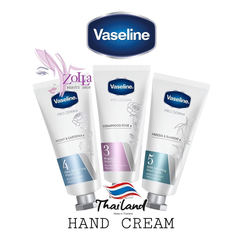 Jual VASELINE PRO DERMA HAND CREAM 37ml - BRIGHTENING - MOISTURIZING ...