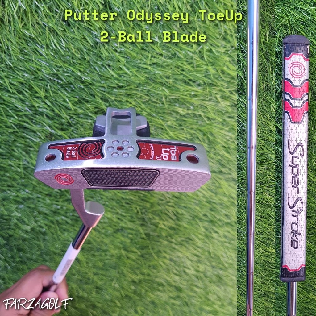 Jual Stick Golf Putter Odyssey Toe Up 2- Ball Blade Kondis Second ...