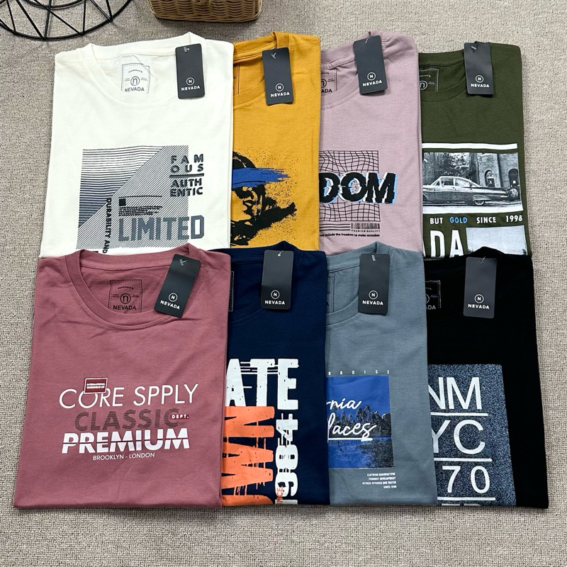 Jual NEW 01 Kaos NPD Pria Dewasa Lengan Pendek T-shirt Oblong Cowok ...