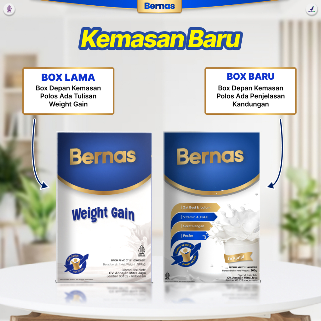Jual BERNAS - Paket 2 Box || Susu Bernas Untuk Bantu Meningkatkan Nafsu ...