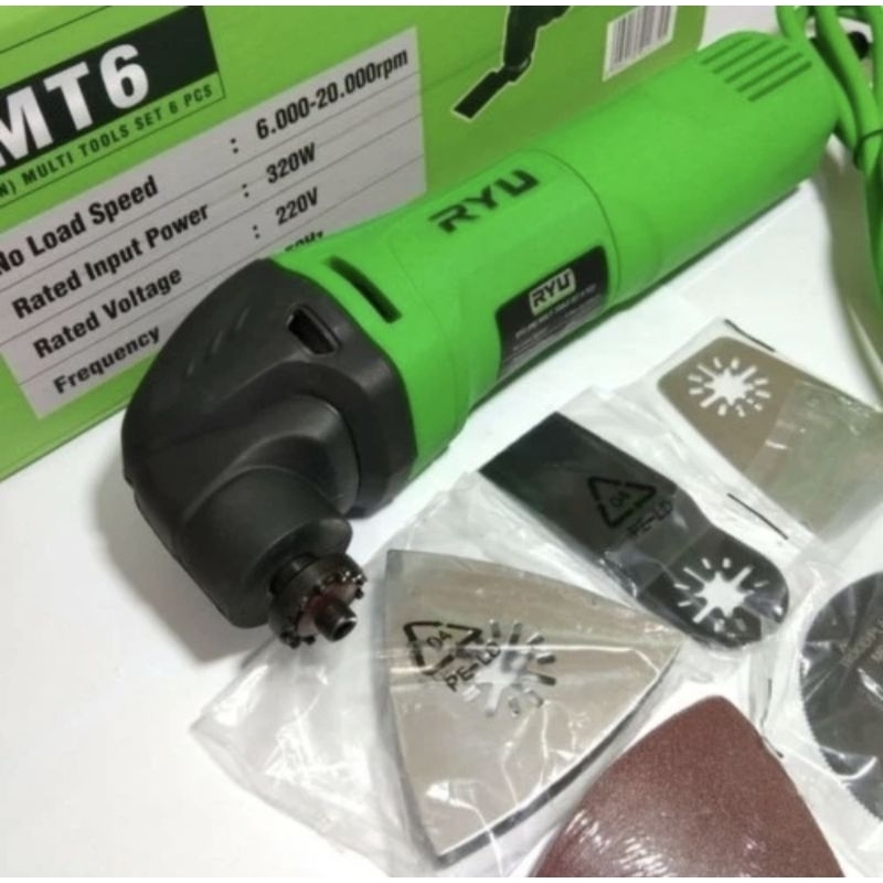 Jual RYU Mesin Multi Cutter Oskilasi Tools Set RMT 6 RMT6 Multi Tools ...