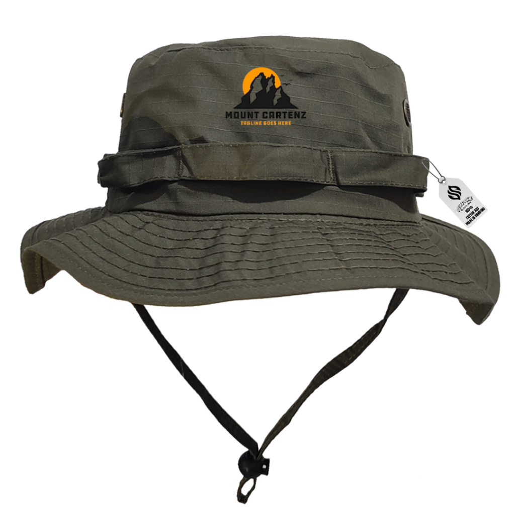 Jual Mount Cartenz Topi Rimba Bucket Hijau, Topi Bukcet Rimba Logo ...