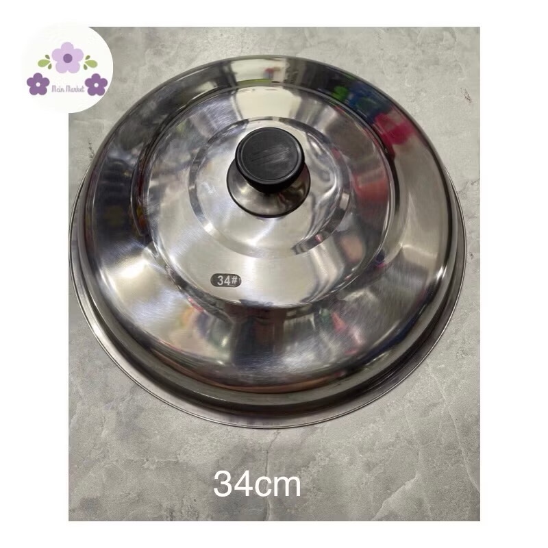 Jual Tutup Wajan Stainless Steel / Tutup Kuali / Tutup Panci | Shopee ...