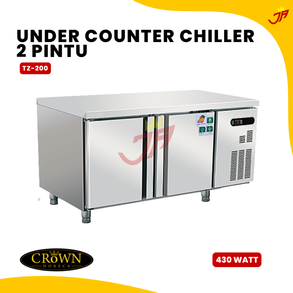Jual CROWN Under Counter Chiller 2 door TZ 200 | Shopee Indonesia