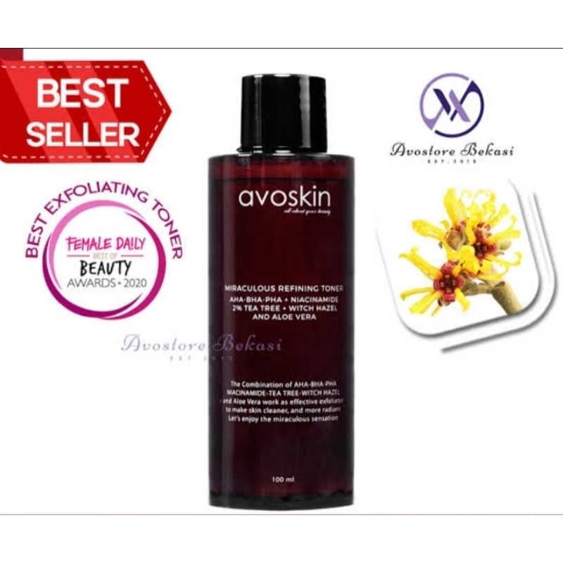 Jual Avoskin Miraculous Refining Toner | Shopee Indonesia