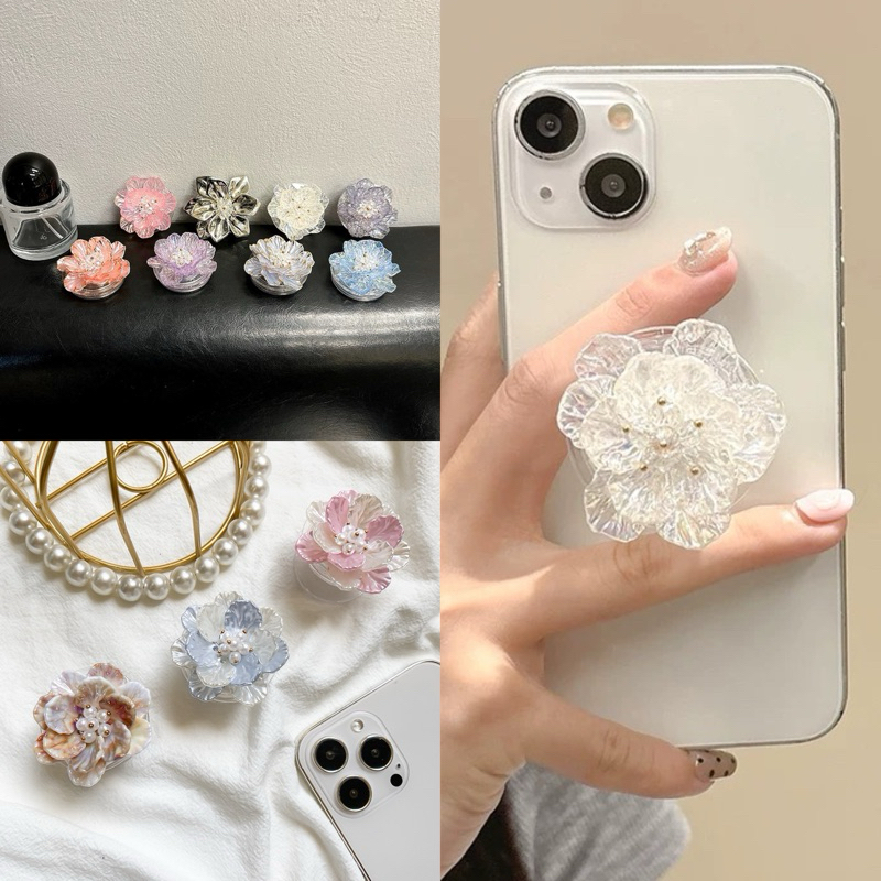 Jual Popsocket Bunga Aesthetic korea universal Griptok Aesthetic Flower ...