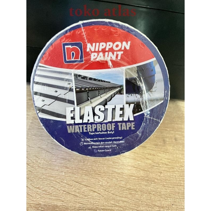 Jual Nippon paint elastex waterproof tape 5cmx5m, lakban anti bocor ...