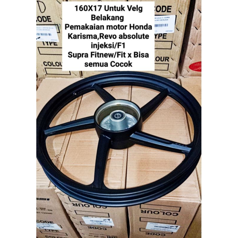 Jual Velg Racing SNI MEREK V.ROSSI belakang Supra x lama , grand ...