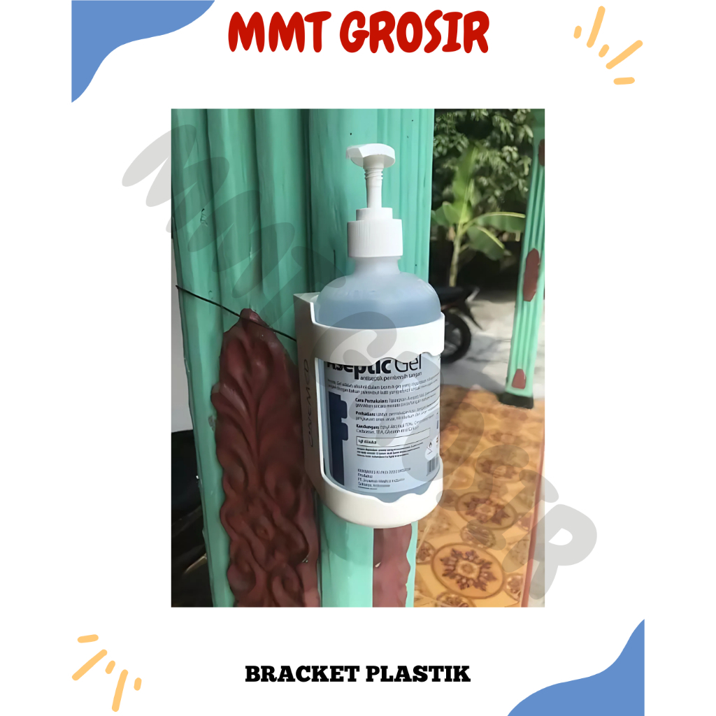 Jual Bracket plastik akrilik hand sanitizer onemed - GROSIR MURAH ...