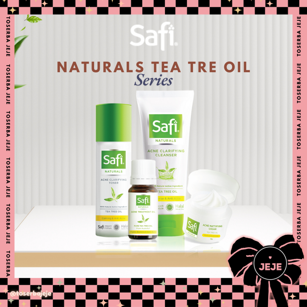 Jual SAFI Natural Acne Series | Cleanser Cream Toning Lotion Tea Tree ...