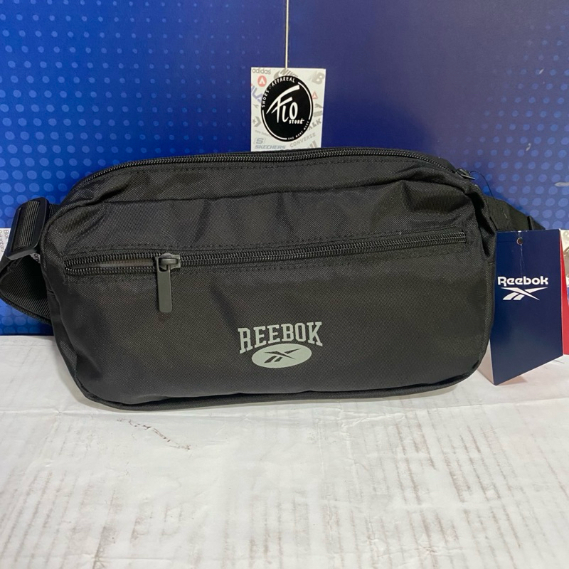 Jual Tas Pinggang Sling Waistbag Reebok Original Marvel Black Unisex ...