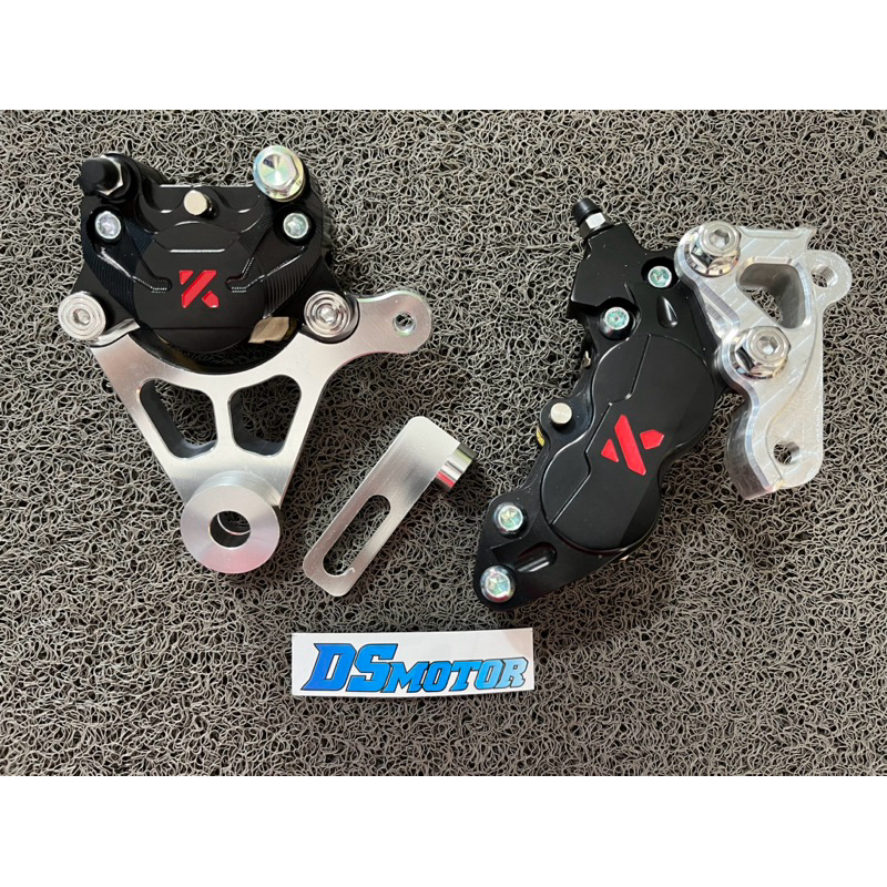 Jual kaliper KTC Kytaco 4P 4piston dan 2P 2piston axial set breket PNP untuk yamaha 125Z 125ZR ...
