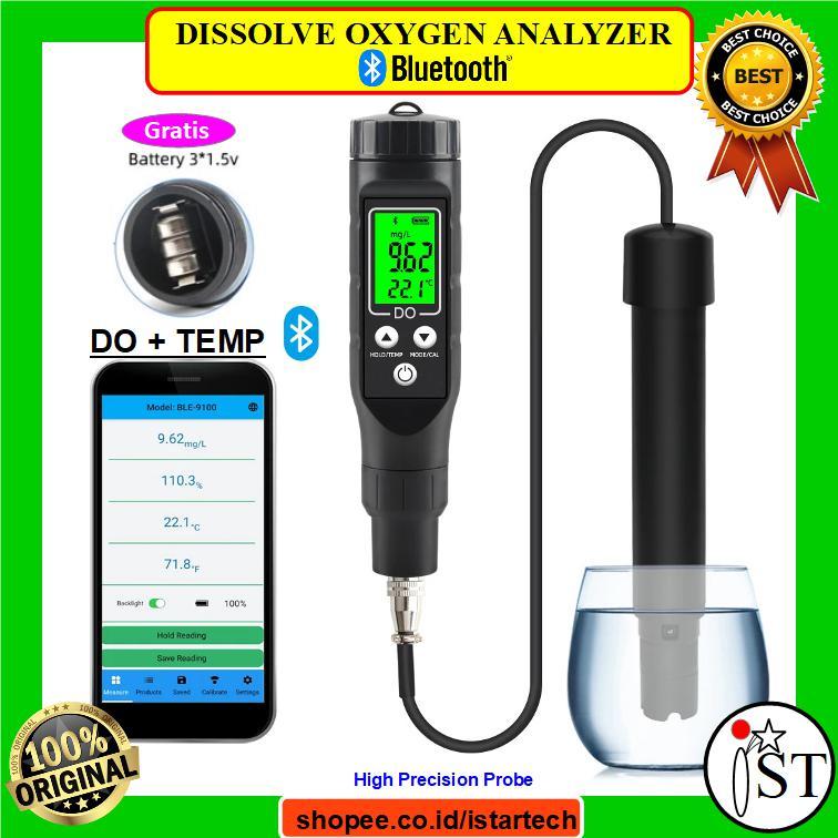 Jual Digital DO Meter Dissolve Oxygen DO-9100 Oksigen Backlight ...