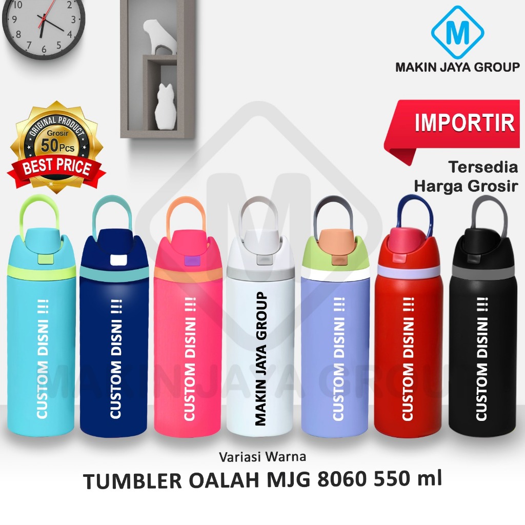 Jual Custom Laser/Grafir Tumbler Termos OALAH 550ML - MJG8059 Botol ...