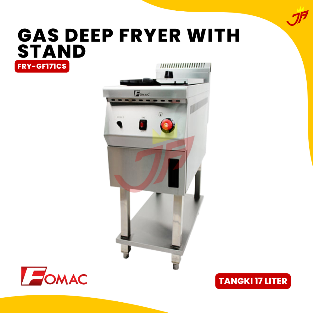 Jual FOMAC Gas Deep Fryer with stand FRY-GF171CS | Shopee Indonesia