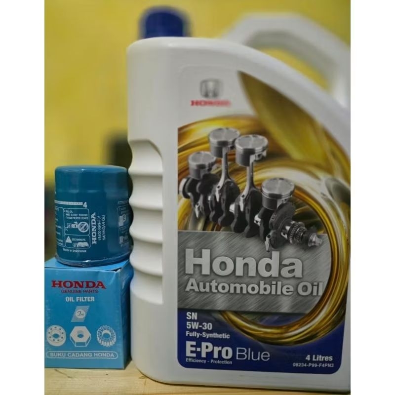 Jual Paket Oli Mobil Honda E-pro Blue Dan Filter Honda Oli Mesin E-PRO ...