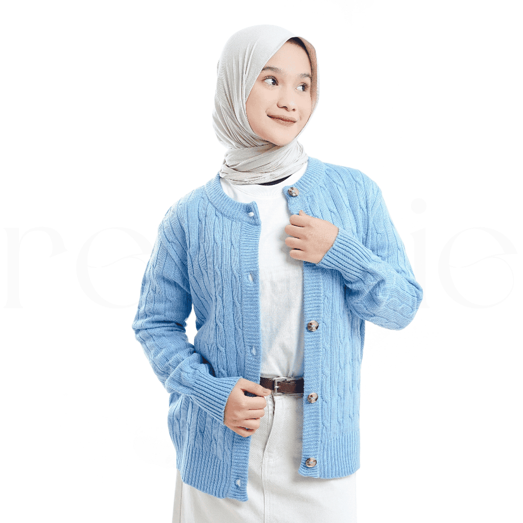 Jual REVERIE - Lunara Cardigan Knit Wanita | Shopee Indonesia