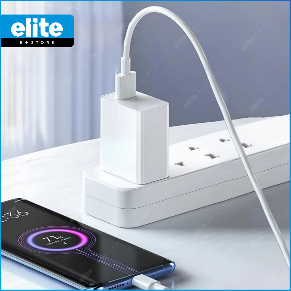 Jual CHARGER XIAOMI 65W TURBO CHARGE ORIGINAL 100% USB TYPE C / CHARGER ...