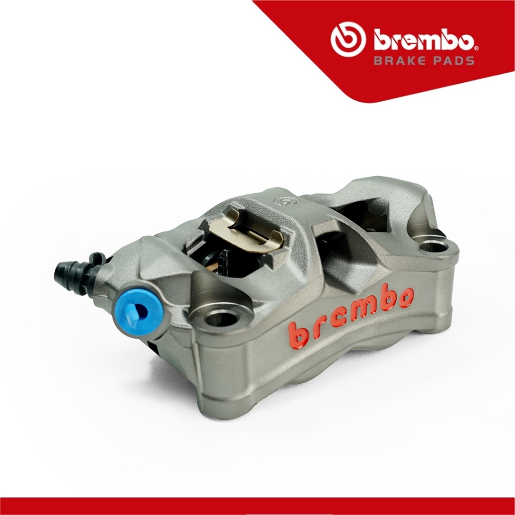 Jual Brembo Caliper Stylema 100mm Kiri (Single Caliper) 4 Piston P4 220D02010 Warna Titanium ...