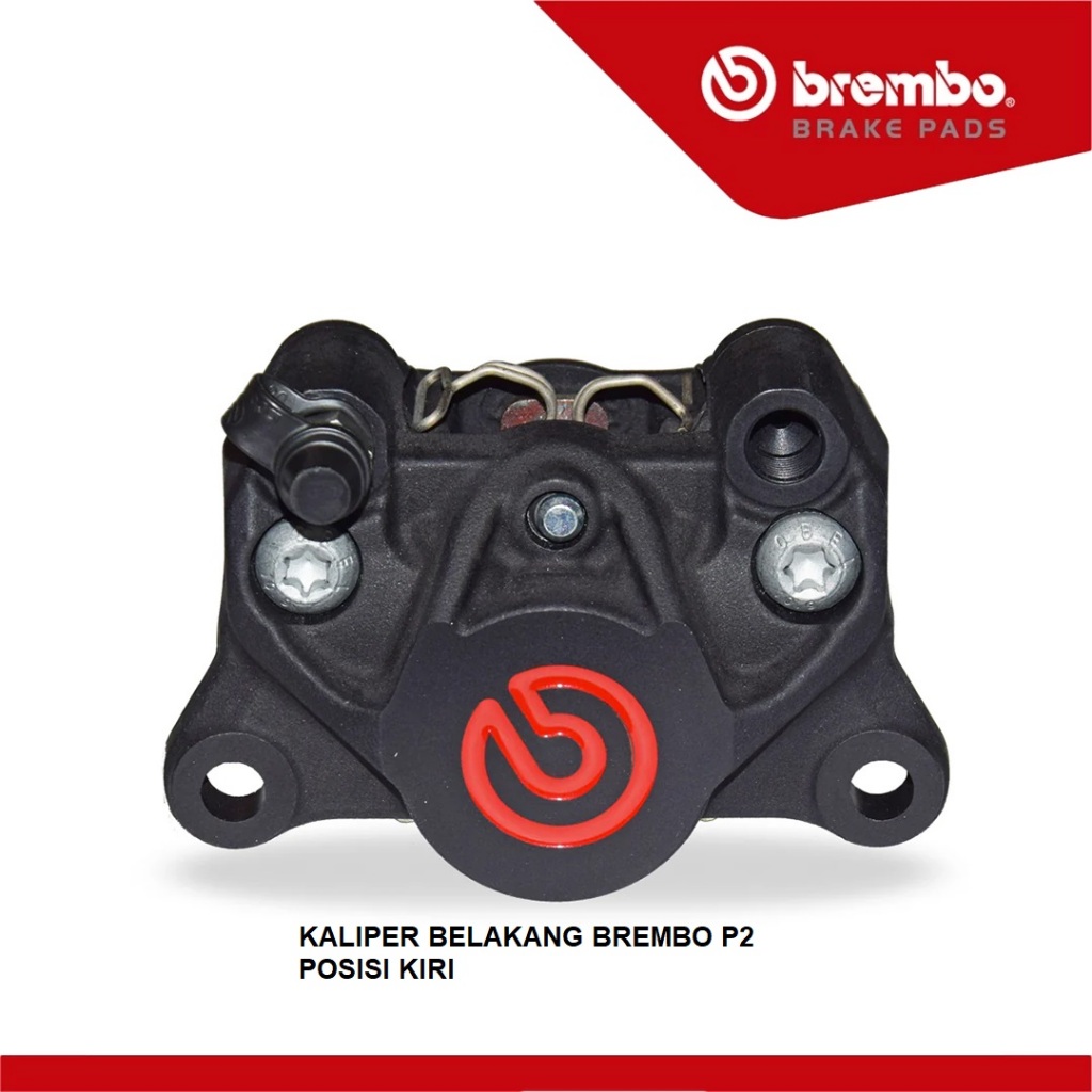 Jual Brembo Caliper P2 34E Rear Left ( Kaliper Belakang Brembo 2 Piston 34mm Posisi Kiri Warna ...