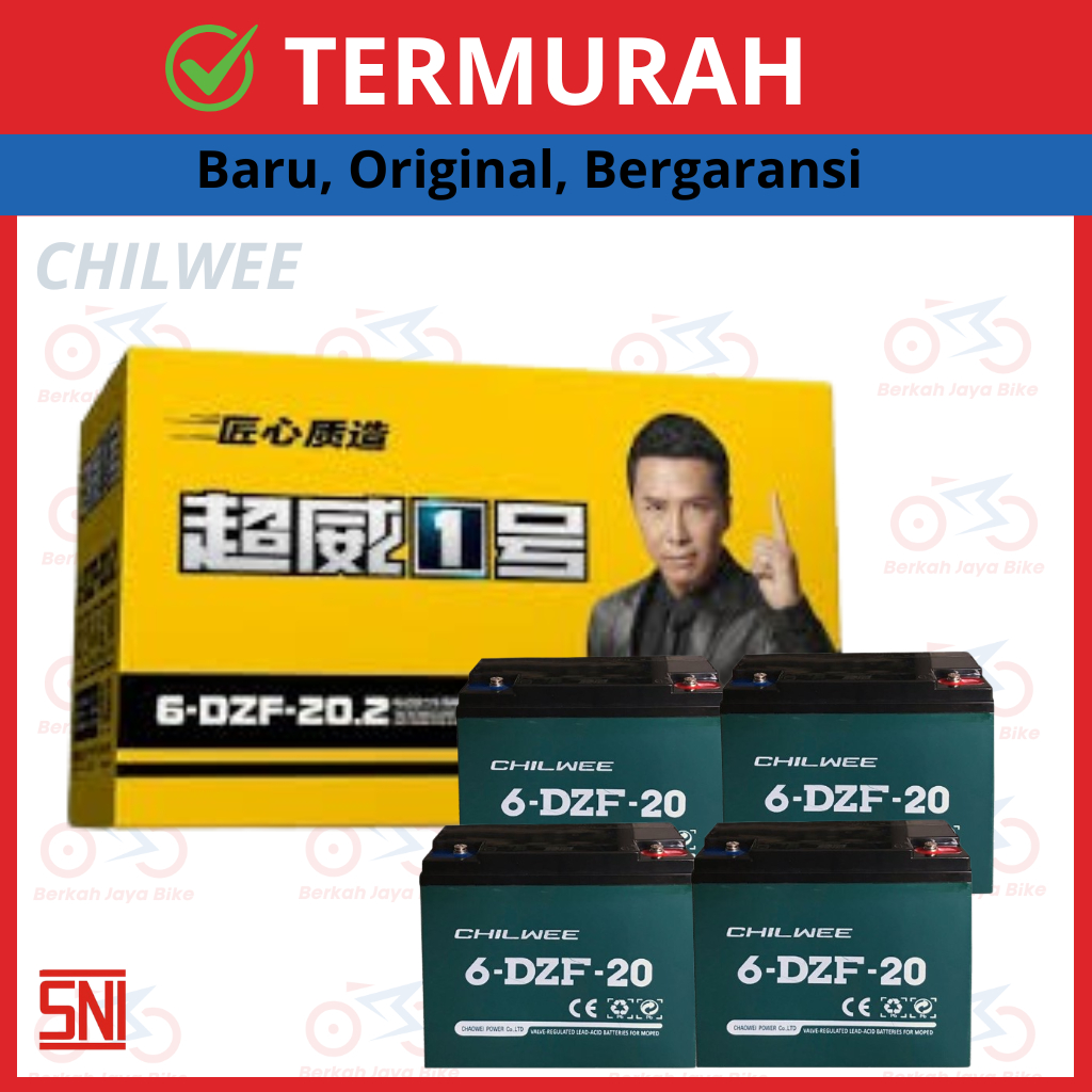 Jual Baterai Sepeda Listrik Aki Sepeda Motor Listrik premium Chilwee Graphene 12V 20AH / 12 Voll ...